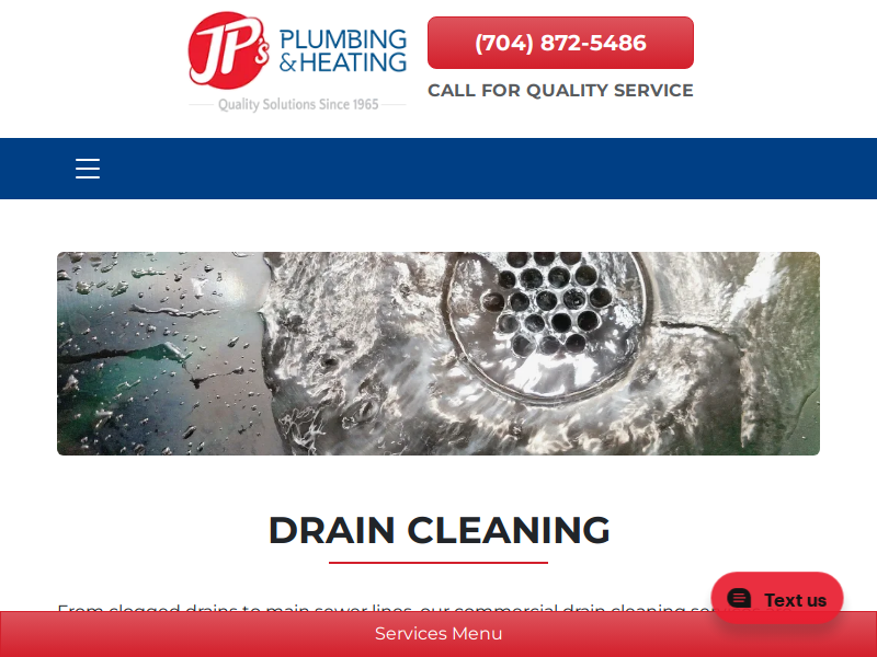 Commercial Services - Drain Cleaning | JP's Plumbing & Heating ...